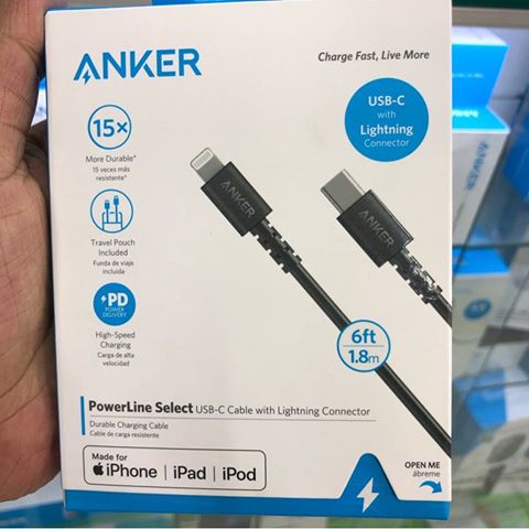 ANKER PowerLine Select USB-C to Lightning Cable - Harbar