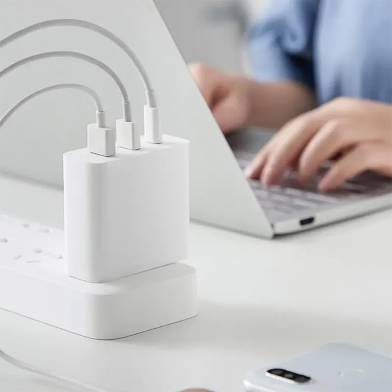 Original Xiaomi 65W 2A1C Triple Output Travel Charger - Harbar