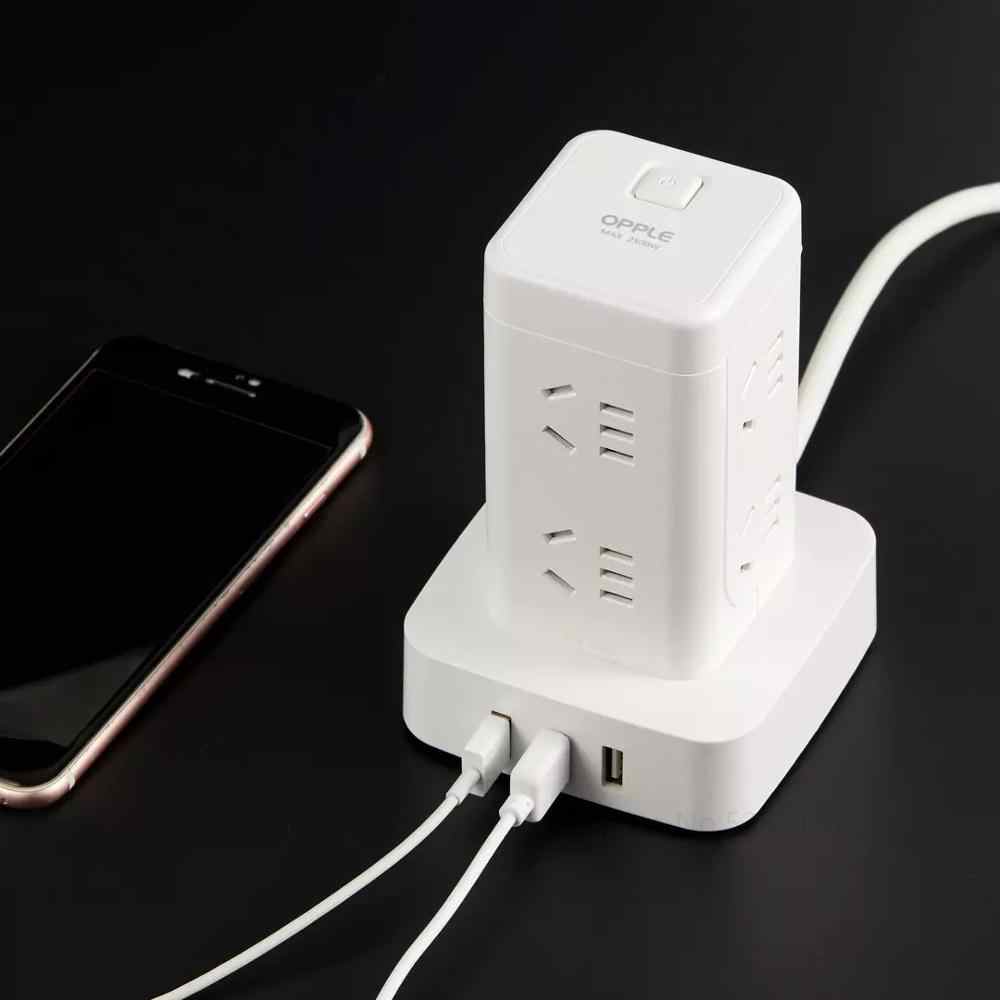 Youpin Opple Multi-Functional Vertical Outlet Tower Power Strip - Harbar