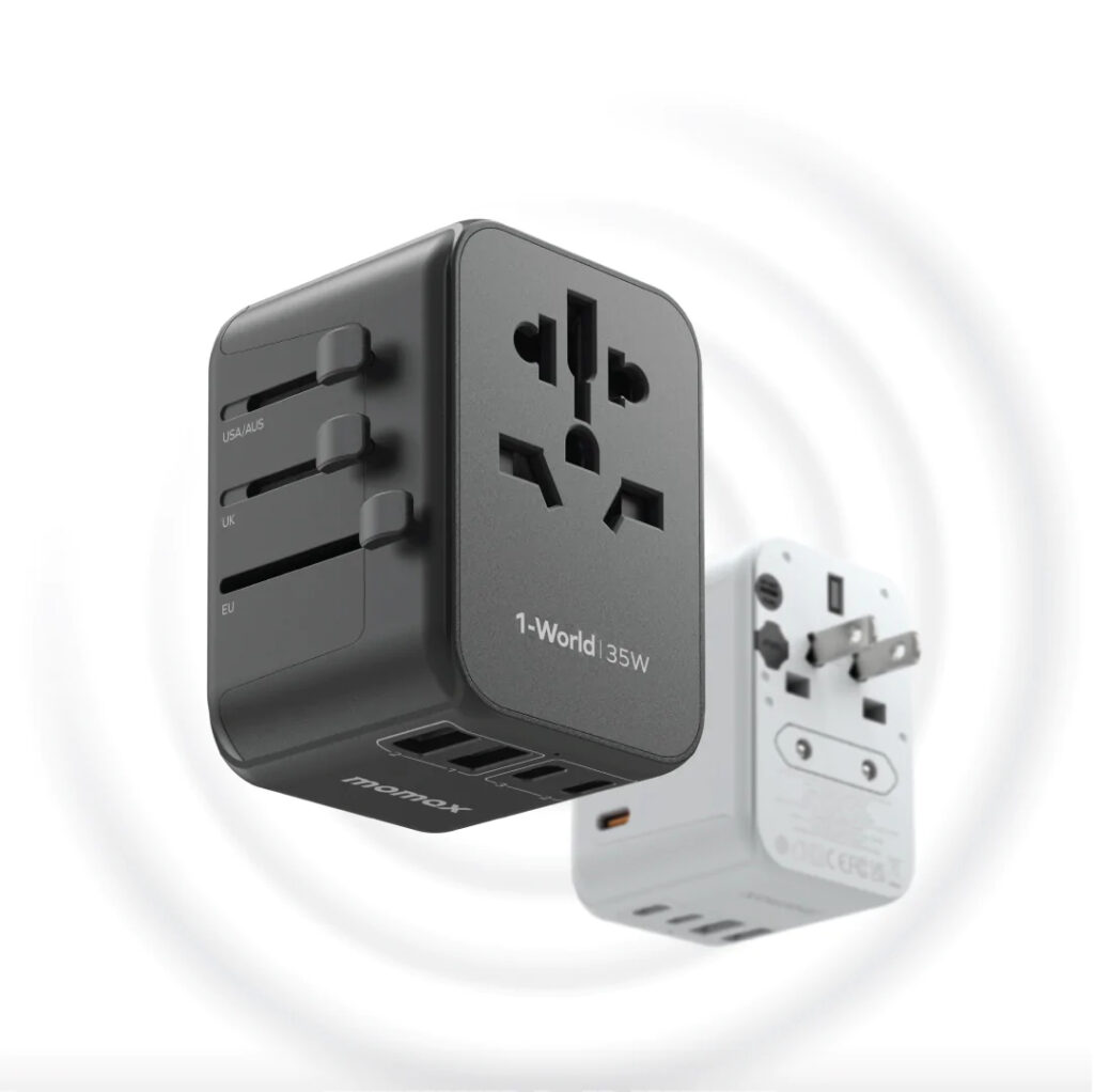 Momax UA9 1-World PD35W 5 Ports + AC Travel Adapter - Harbar