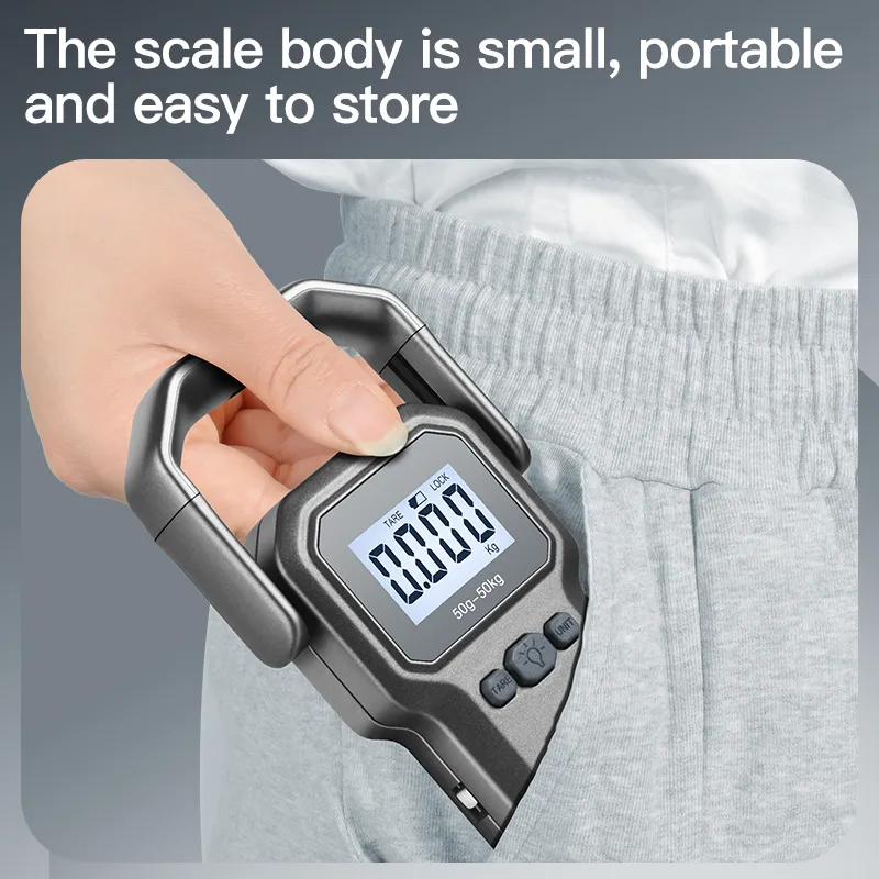 Digital Electronic Mini Luggage Weight Scale – 50KG - Harbar