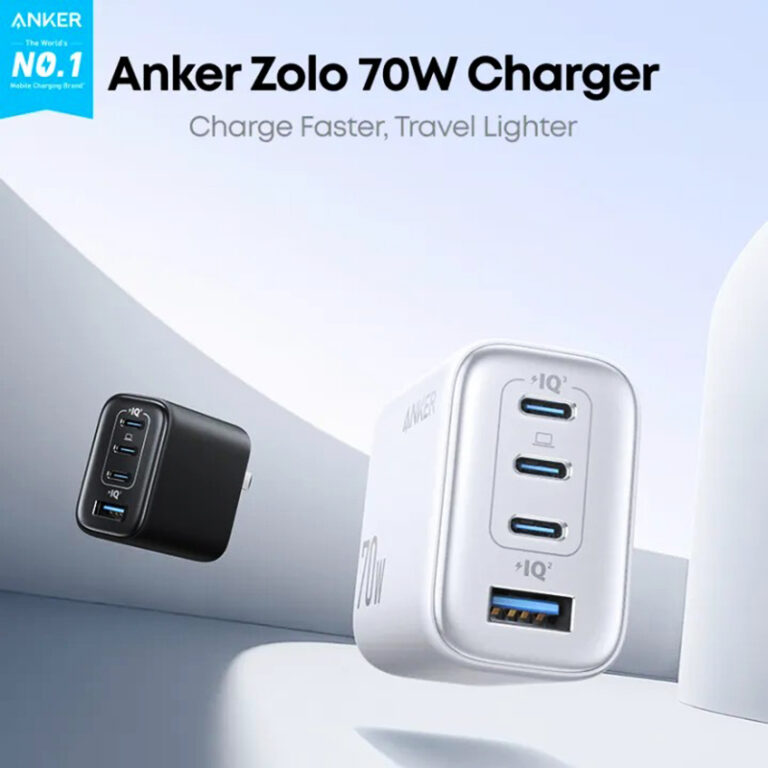 Anker Zolo 70W GaN Fast Charger 4-Port PD 3.0 | USB-C Multi-Device ...