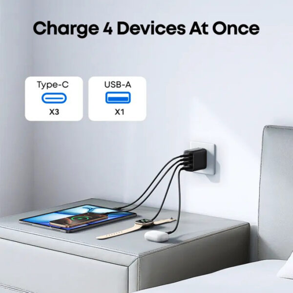 Anker Zolo 70W GaN Fast Charger 4-Port PD 3.0 | USB-C Multi-Device ...